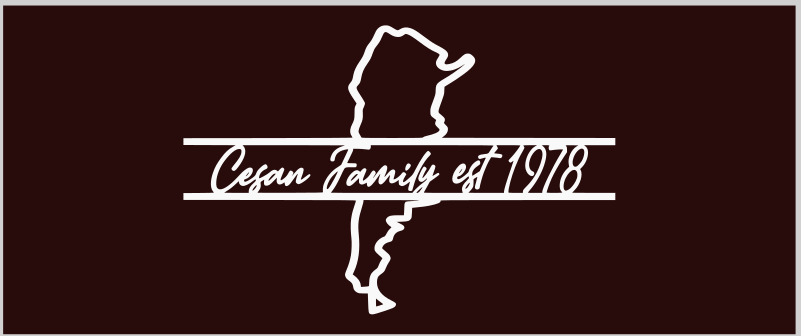 Custom family sign – Steel Fox Designs