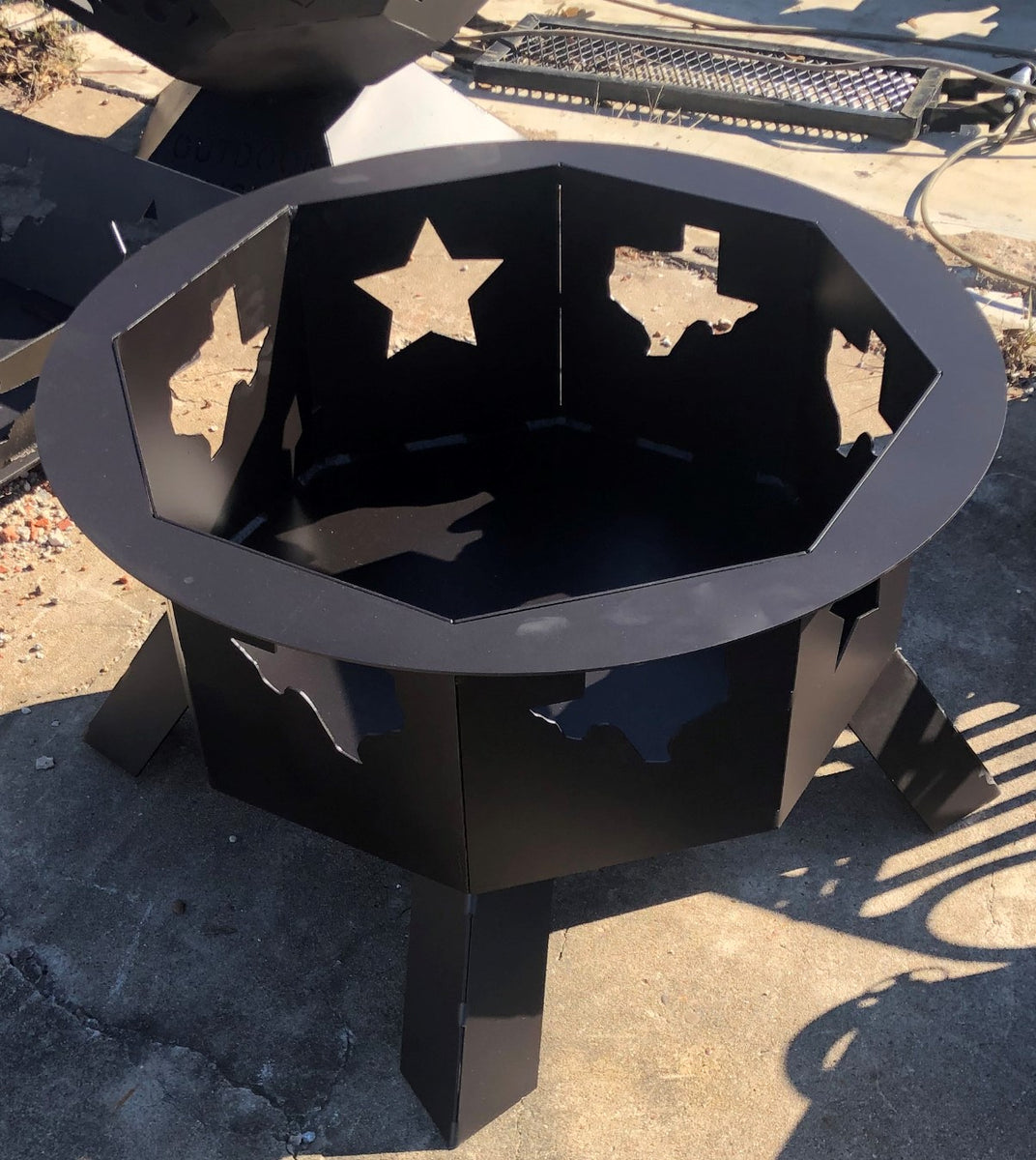 Custom Octagon Fire Pit – Steel Fox Designs