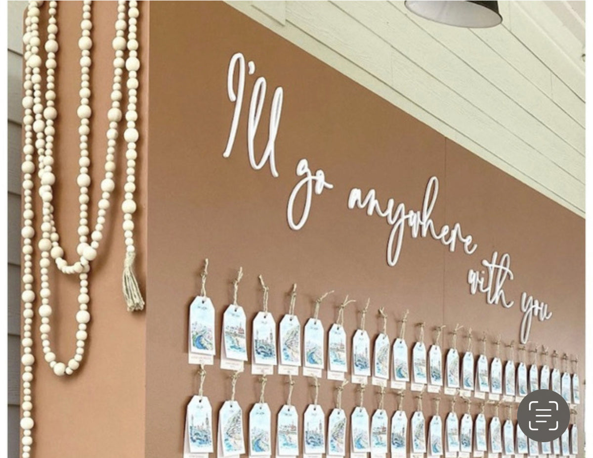 Custom Metal Wording for Ellen – Steel Fox Designs